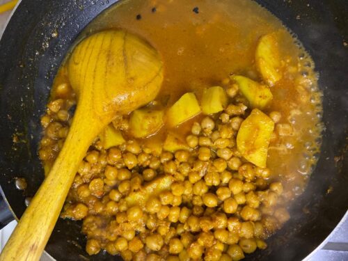 Aloo Chole Or Aloo Chana Recipe | Chickpea And Potato Curry ...