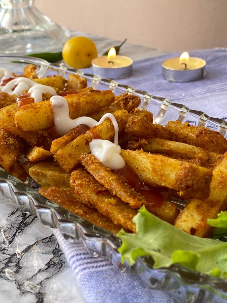 Spicy Masala Fries Recipes (Easy & Quick)