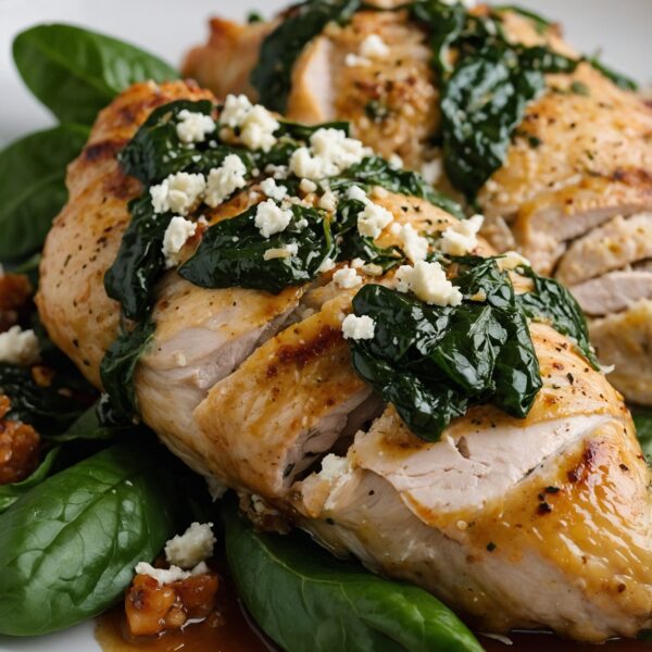Spinach and Feta Stuffed Chicken Breast – nabeelafoodhub.com