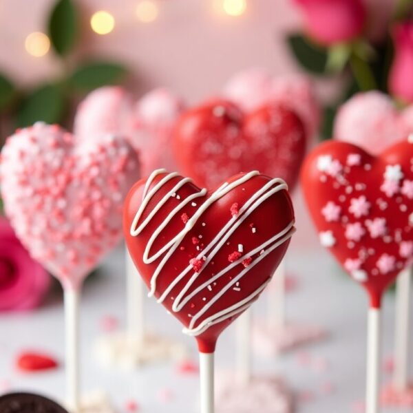 Heart-Shaped Oreo Pops: The Perfect Sweet Treat for Valentine’s Day ...