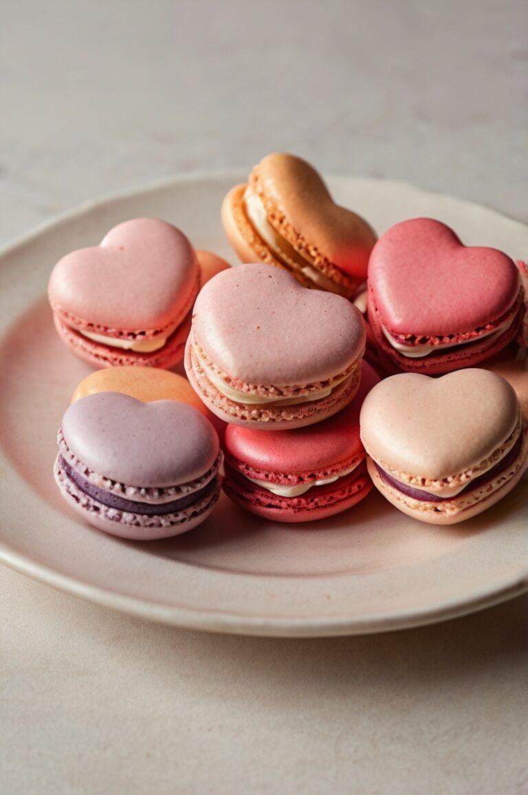 Heart-Shaped Macarons – nabeelafoodhub.com