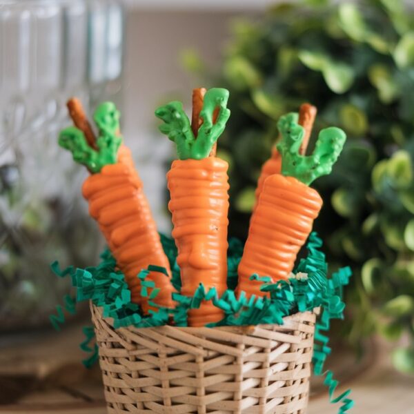 Carrot-Shaped Candy Pretzels: A Fun and Festive Easter Treat ...