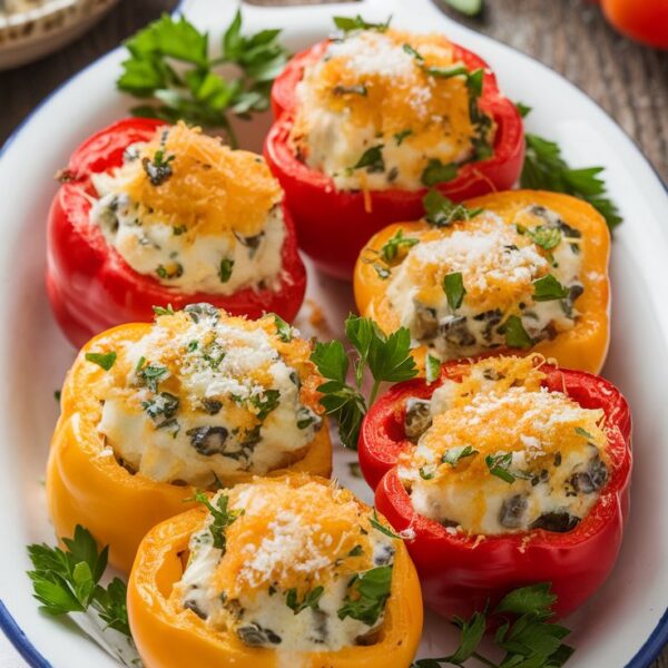 Stuffed Mini Bell Peppers: A Colorful and Delicious Appetizer ...