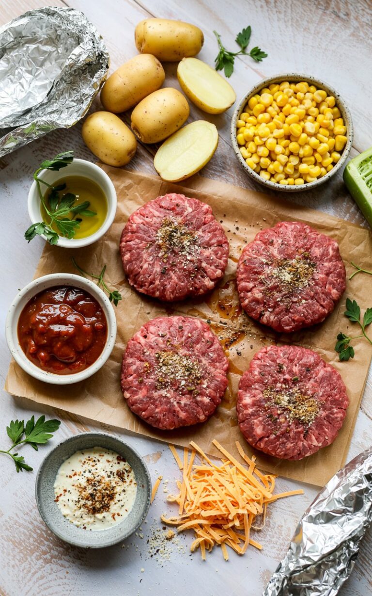 BBQ Ranch Ground Beef Foil Packets – nabeelafoodhub.com